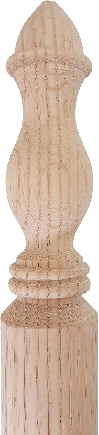 Round Traditional Corner Guard One End Turned - 36" Tall x 1 3/8" Wide ...