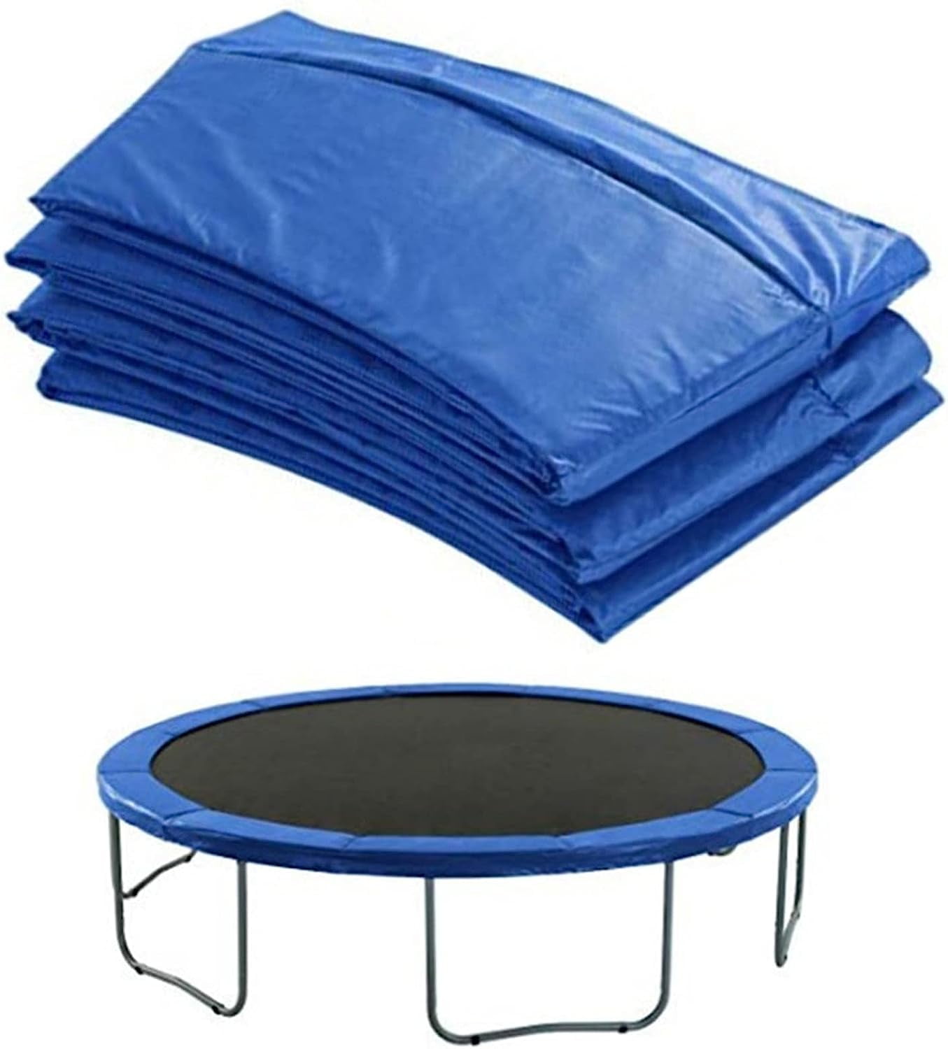 Round Trampoline Safety Pad - Foldable Trampoline Safety Pad Mat Made ...