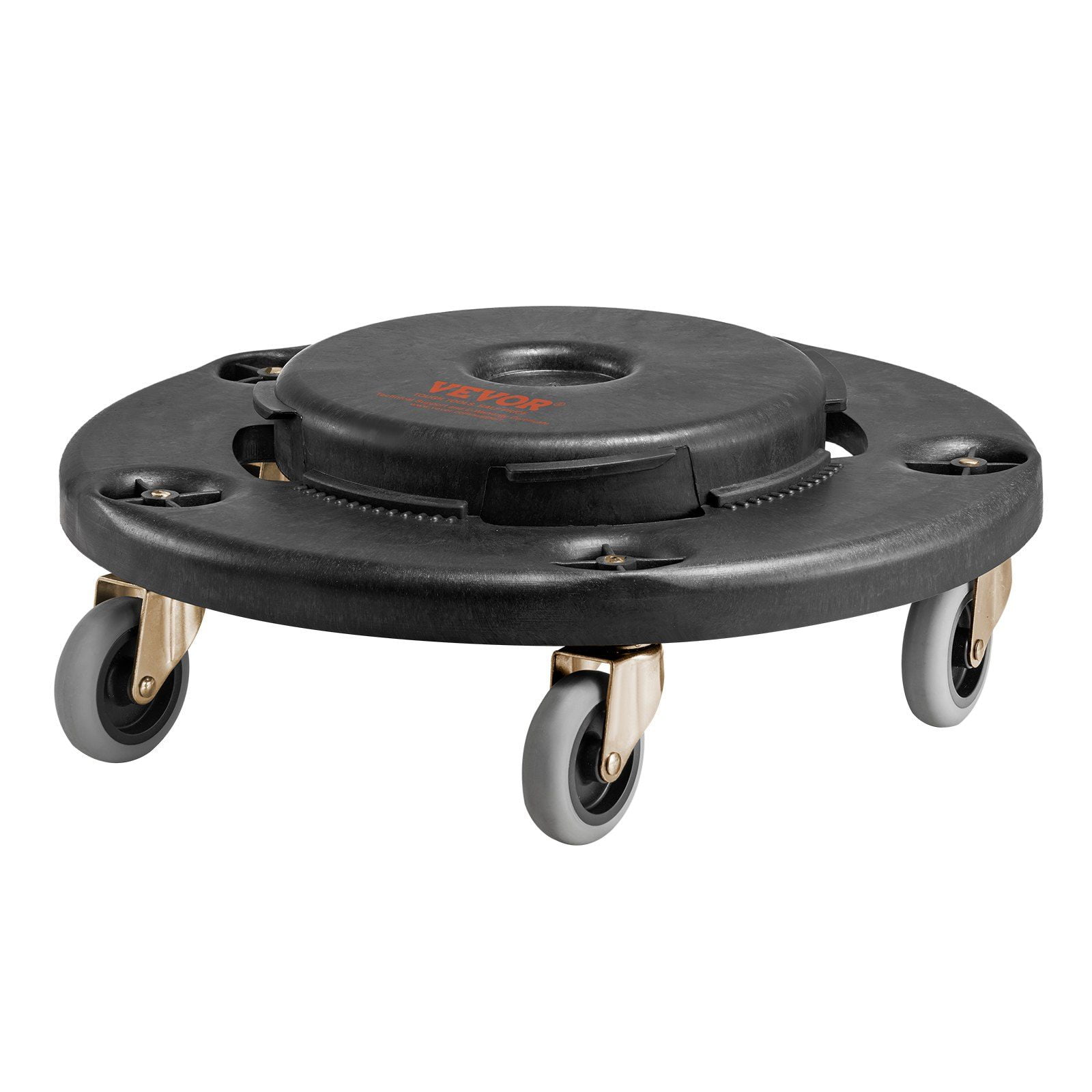 Round Trash Can Dolly for 20 32 44 55 Gallon Garbage Bins - Heavy Duty ...