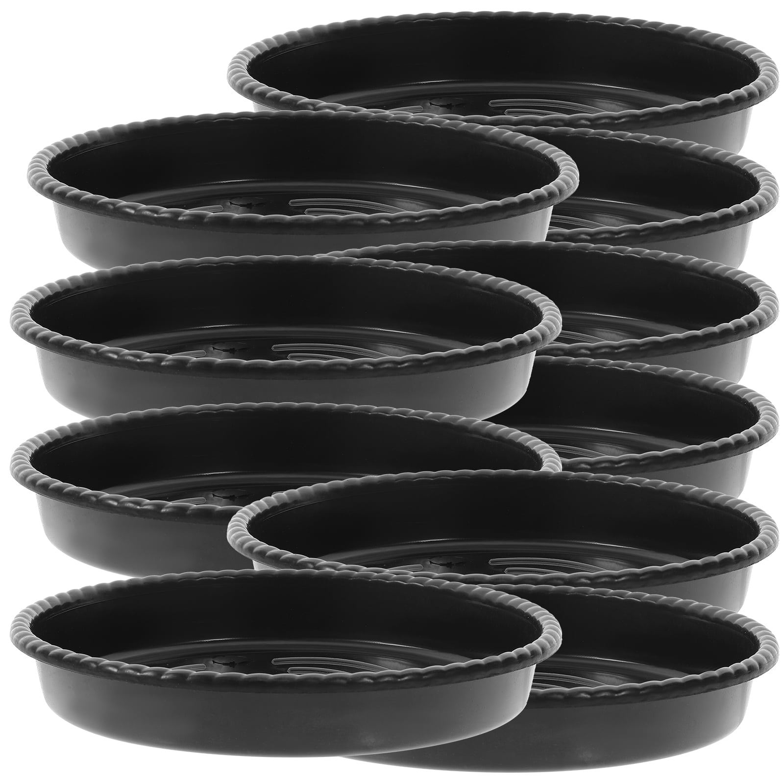 Round Tray 10 Pcs Plant Plate Water Catchers For Potted Plants Flower ...