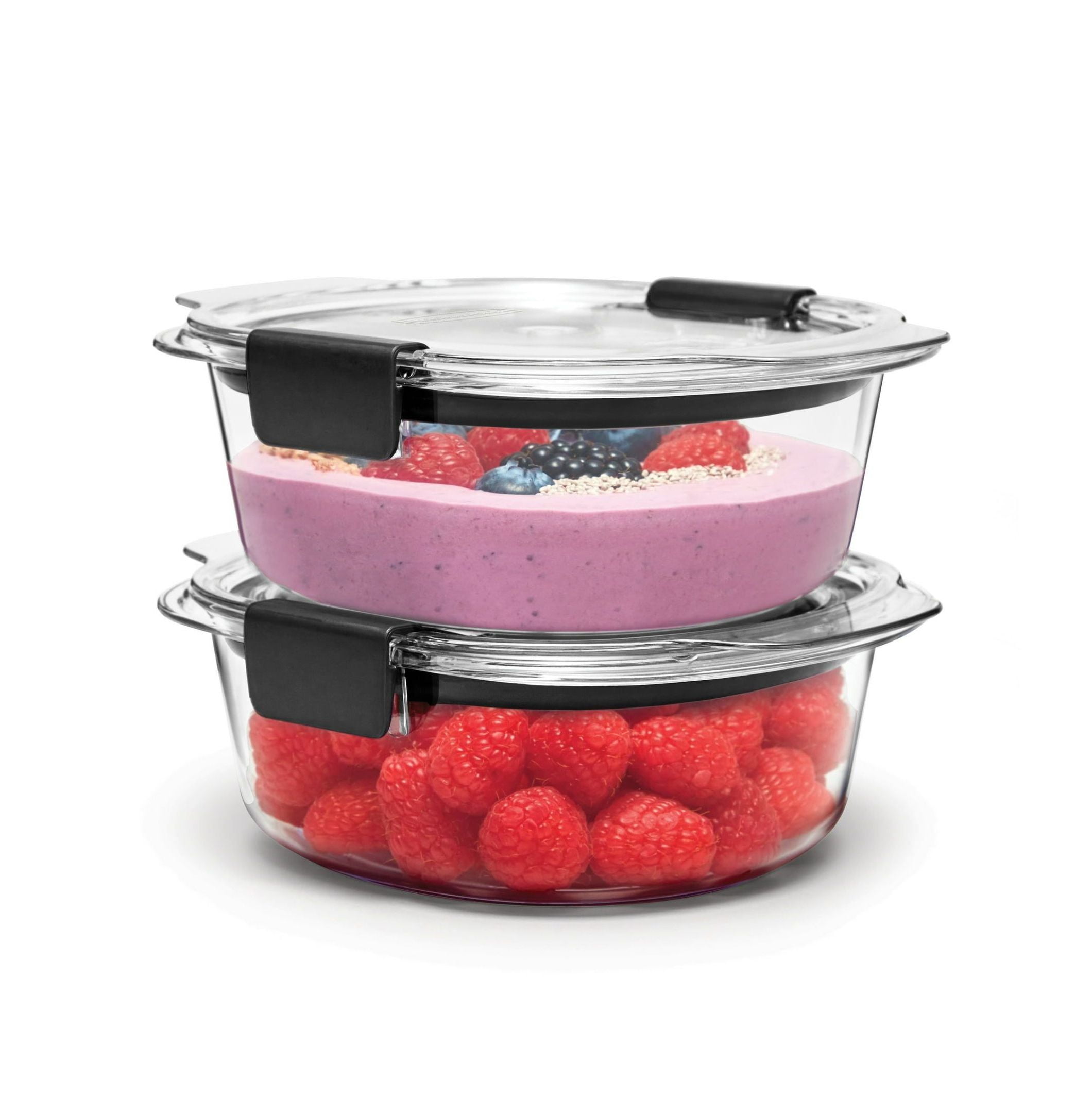 Round Tritan Containers 2.0 - 2.17 Cup - Leak Proof Food Storage ...