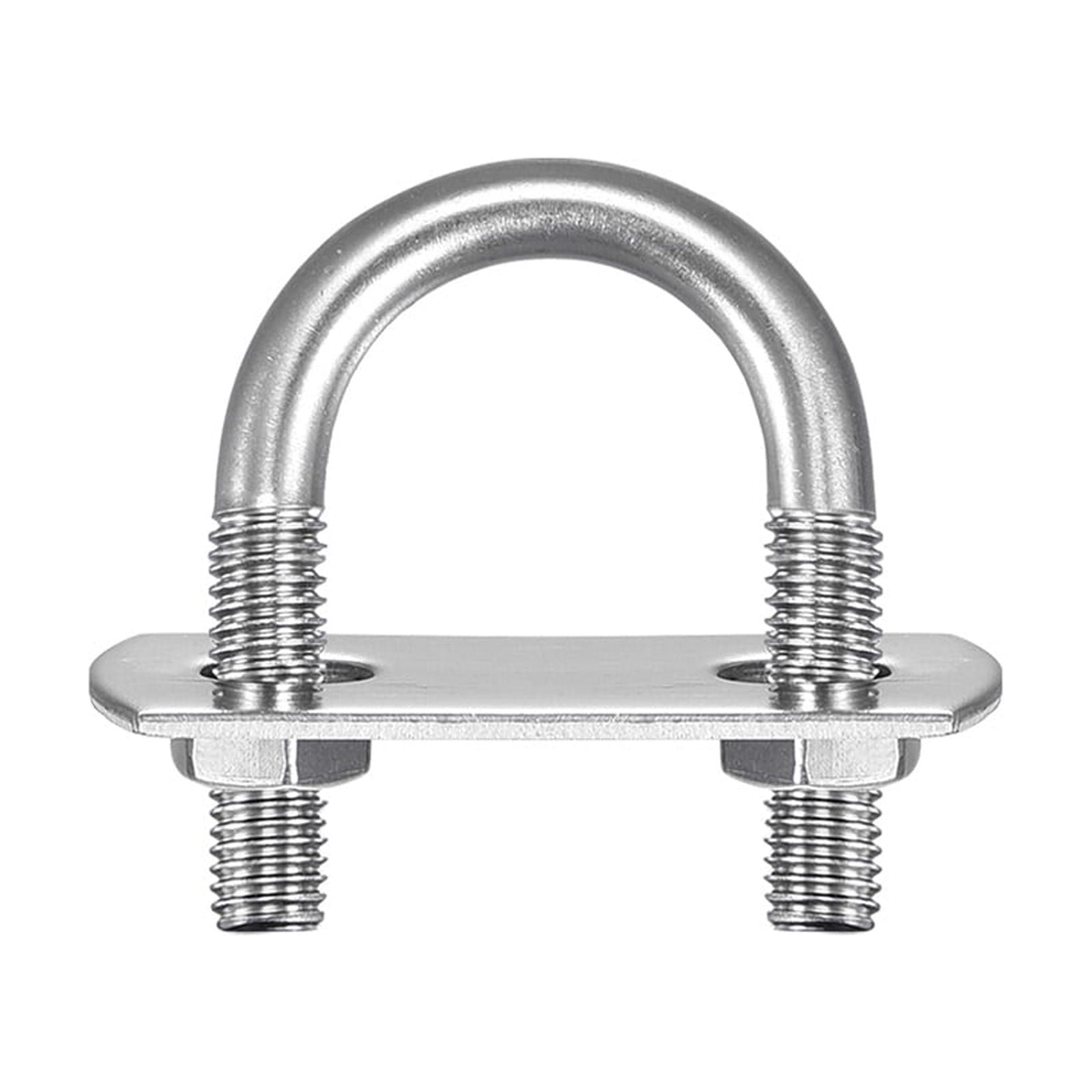 Round U-Bolts, 1 Pack 20mm Inner Width 36mm Length M6 W Nuts Washers ...