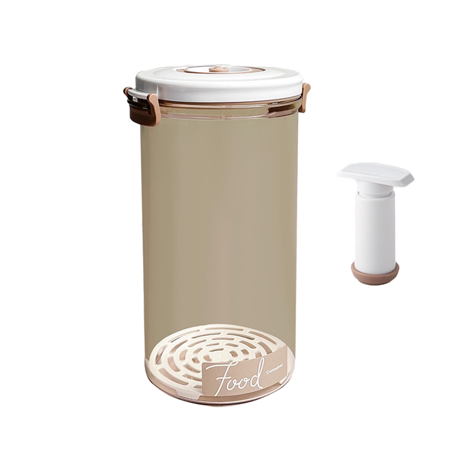 Round Vacuum Container Large Capacity Vacuum Sealer for Foods Fruits ...