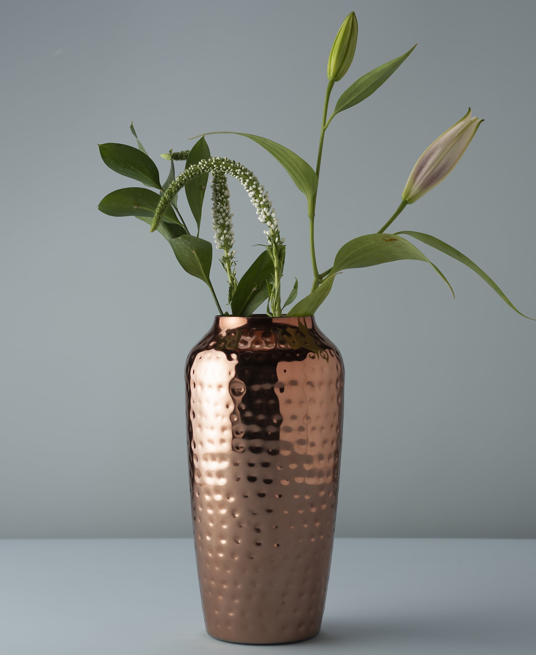 Hammered Copper Vase
