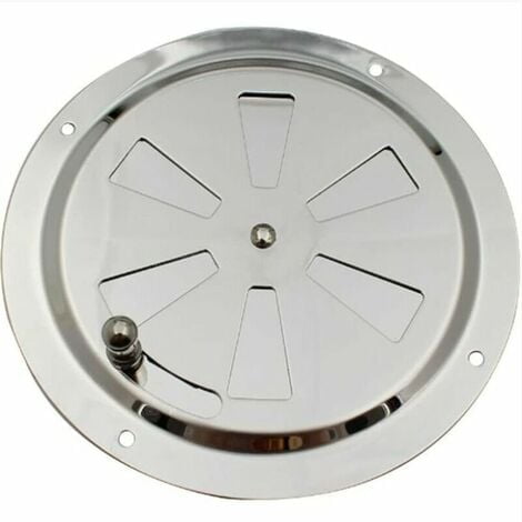Round Ventilation Grille, Adjustable Air Vent Stainless Steel Air Vent ...