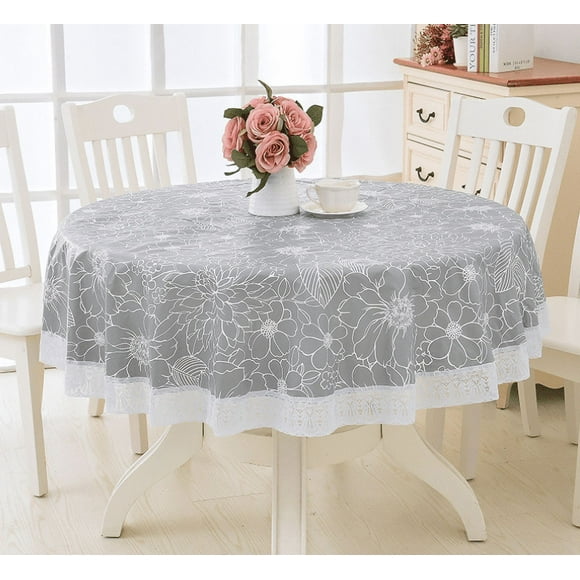 Vinyl Lace Tablecloth