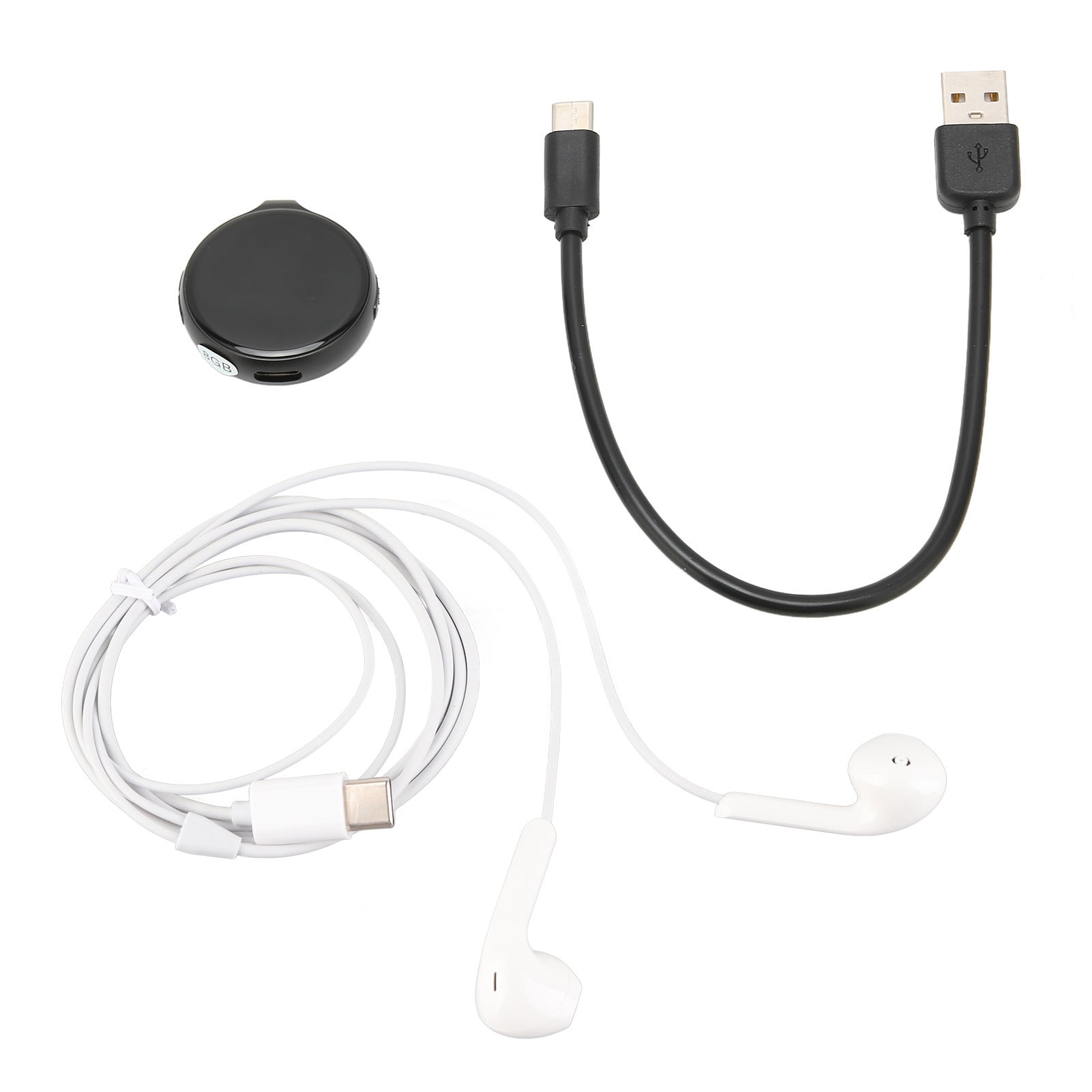 Round Voice Recorder 35 Hours Battery Time OTG Function Voice Activated ...