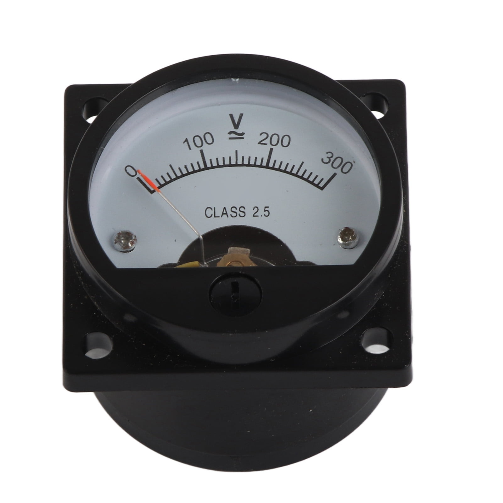 Round Voltmeter ABS Analog Dial Panel Gauge Accurate Tool for Measuring ...