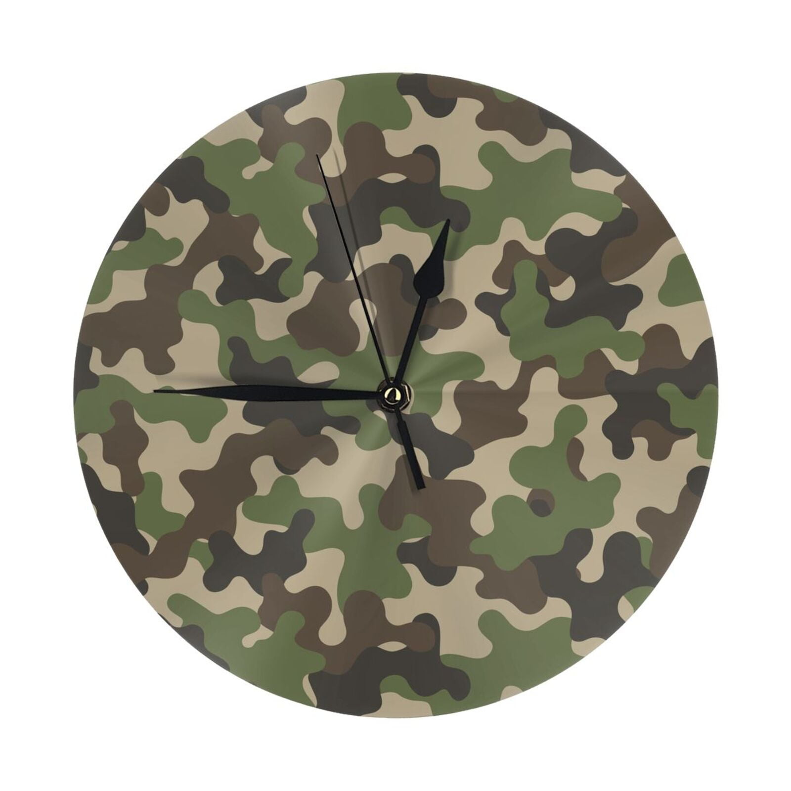 Round Wall Clock 9.84in Frameless Wall Clock Without Glass Cover ...