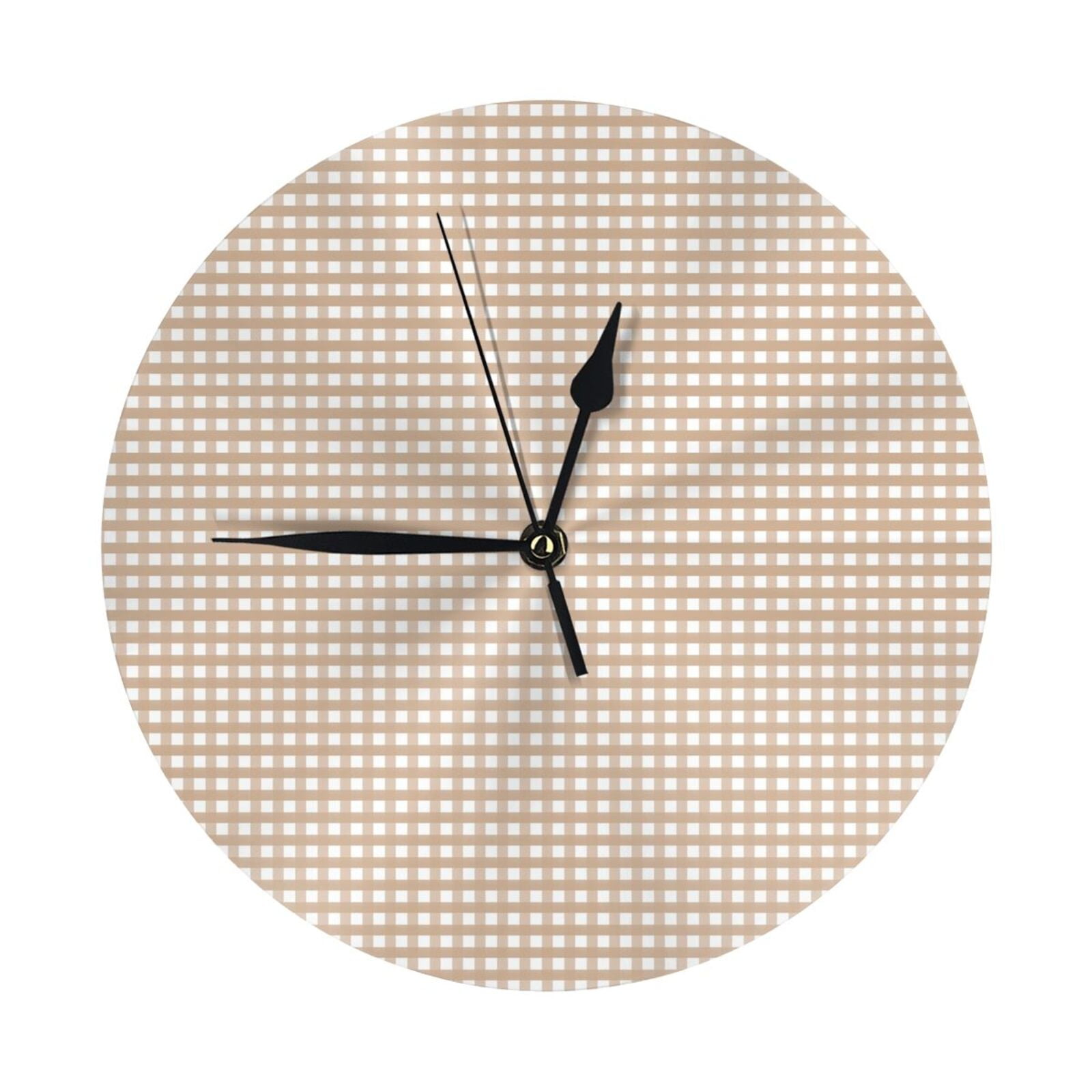 Round Wall Clock 9.84in Frameless Wall Clock Without Glass Cover ...