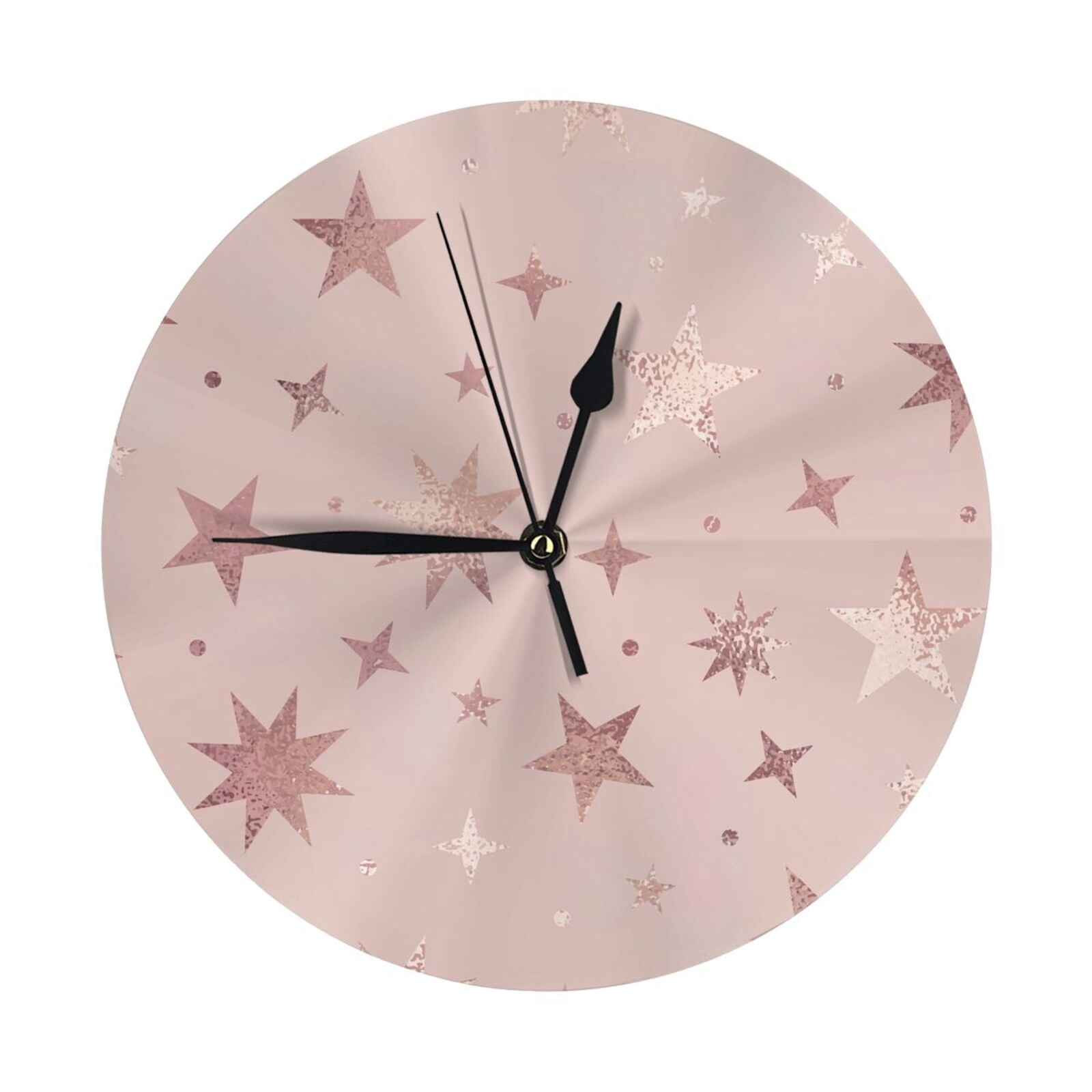 Round Wall Clock 9.84in Frameless Wall Clock Without Glass Cover ...