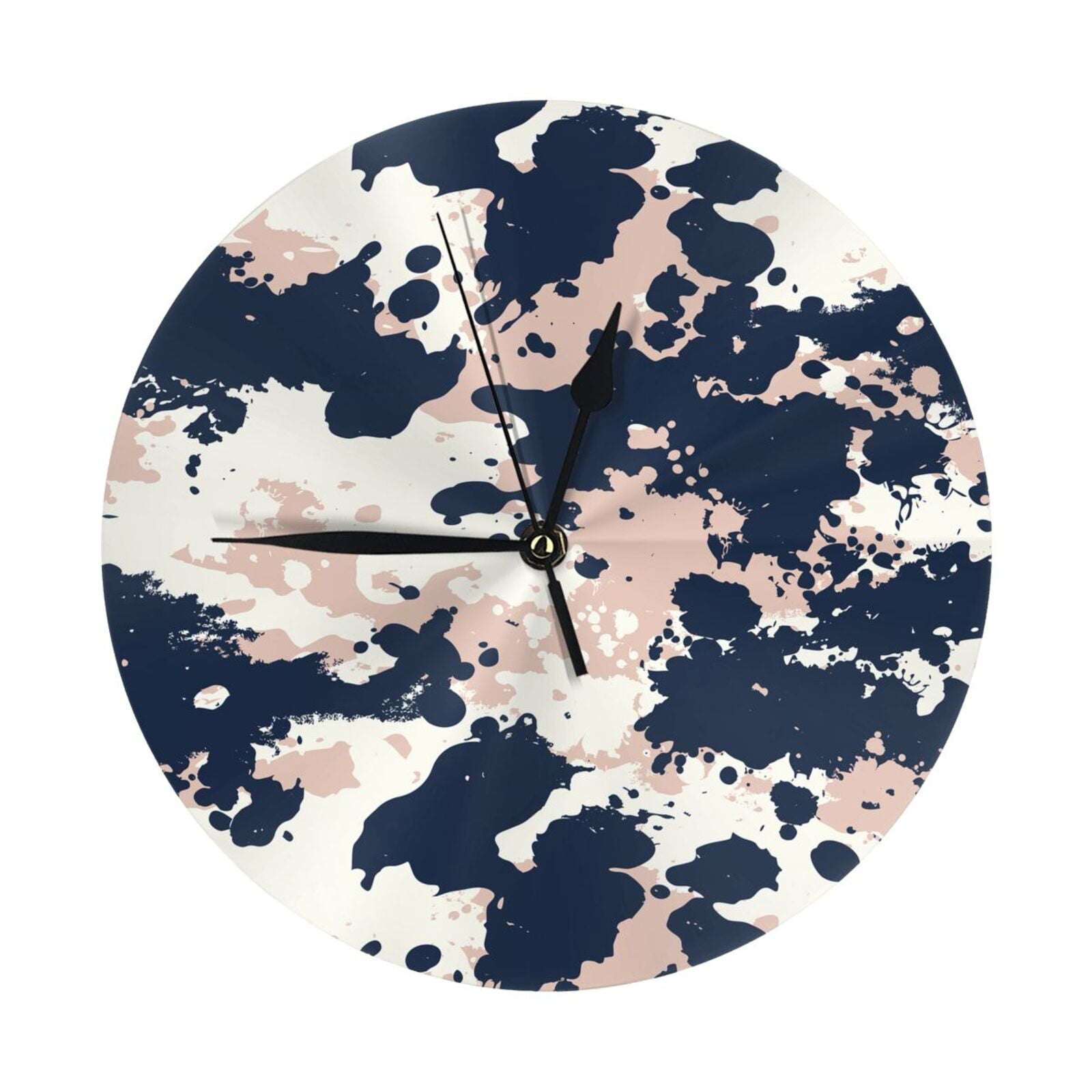 Round Wall Clock 9.84in Frameless Wall Clock Without Glass Cover ...