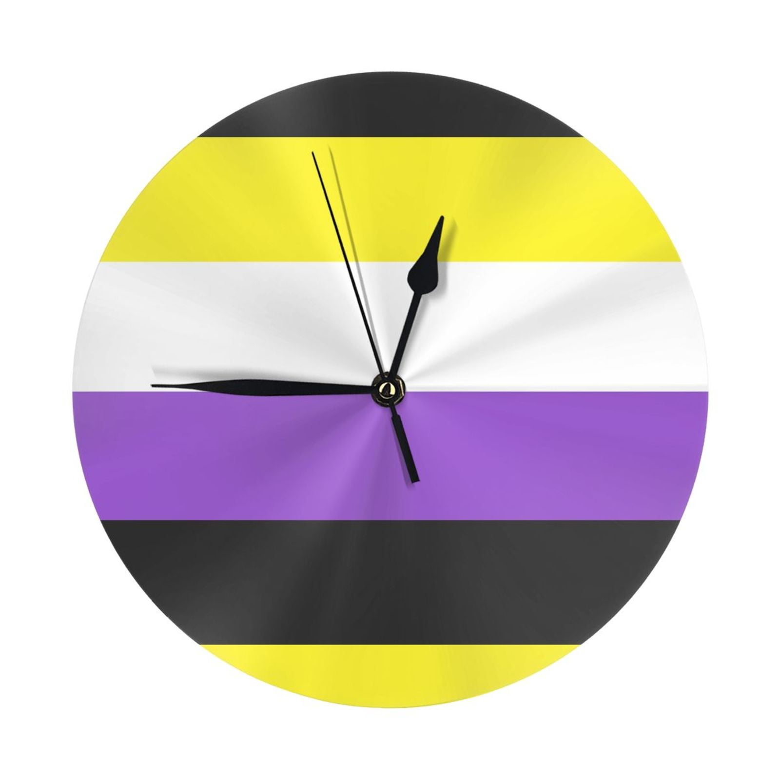 Round Wall Clock 9.84in Frameless Wall Clock Without Glass Cover ...