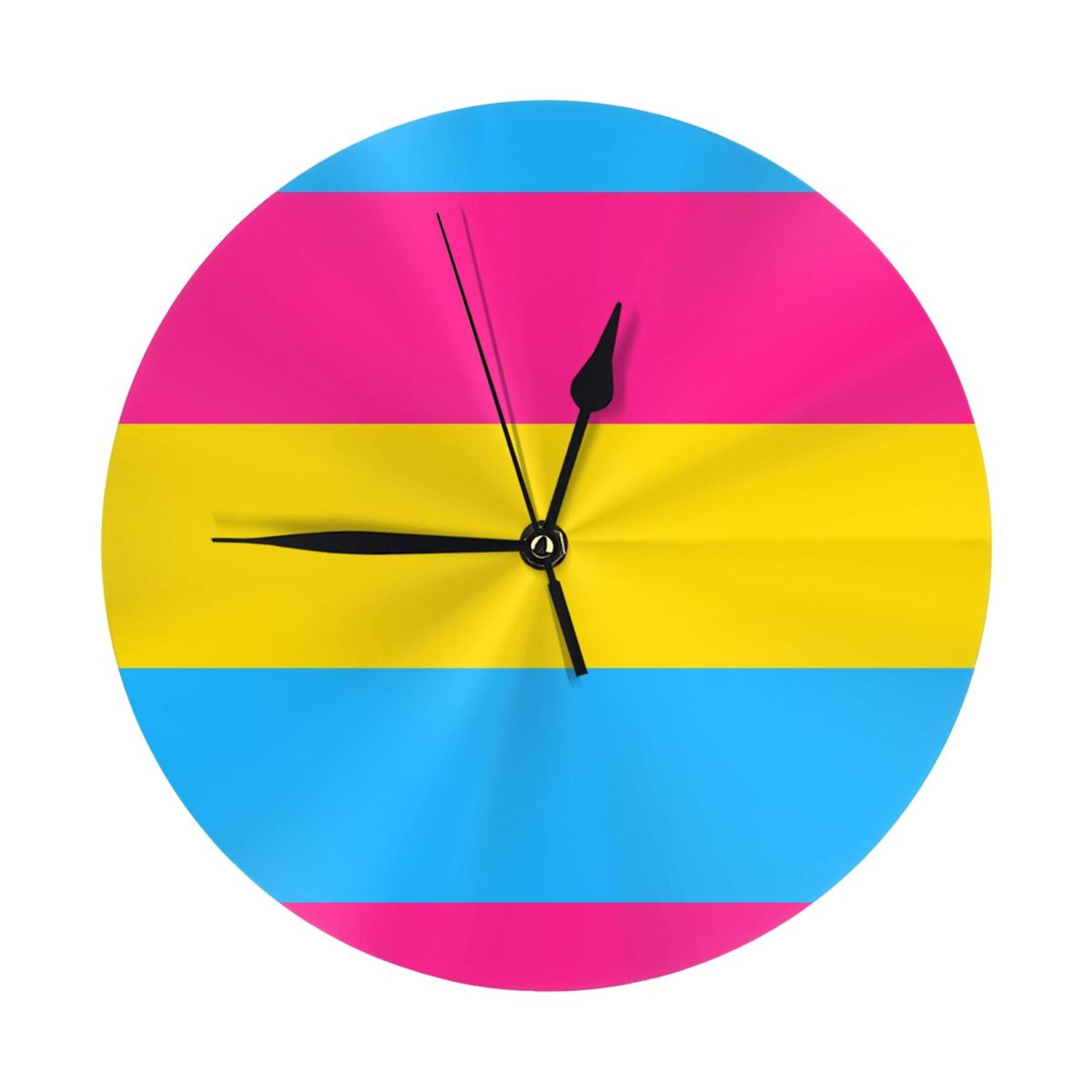 Round Wall Clock 9.84in Frameless Wall Clock Without Glass Cover ...
