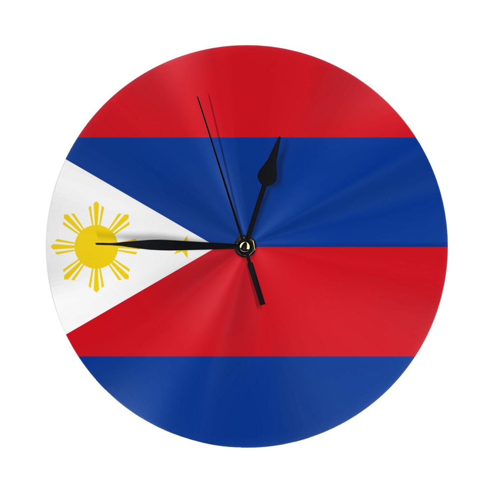 Round Wall Clock 9.84in Frameless Wall Clock Without Glass Cover ...