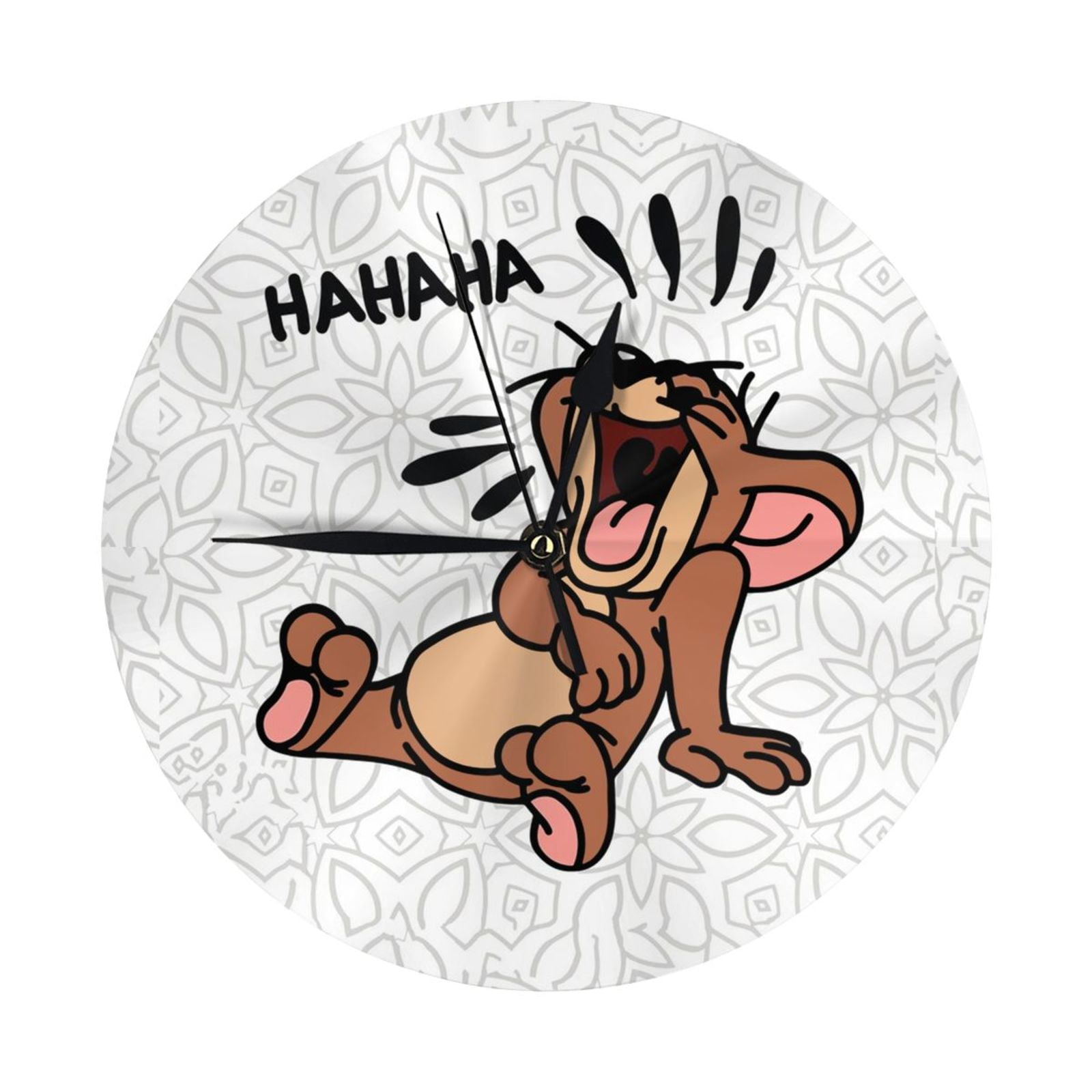 Round Wall Clock Cute Cartoon Tom And Jerry Decorative & Creative Dual ...