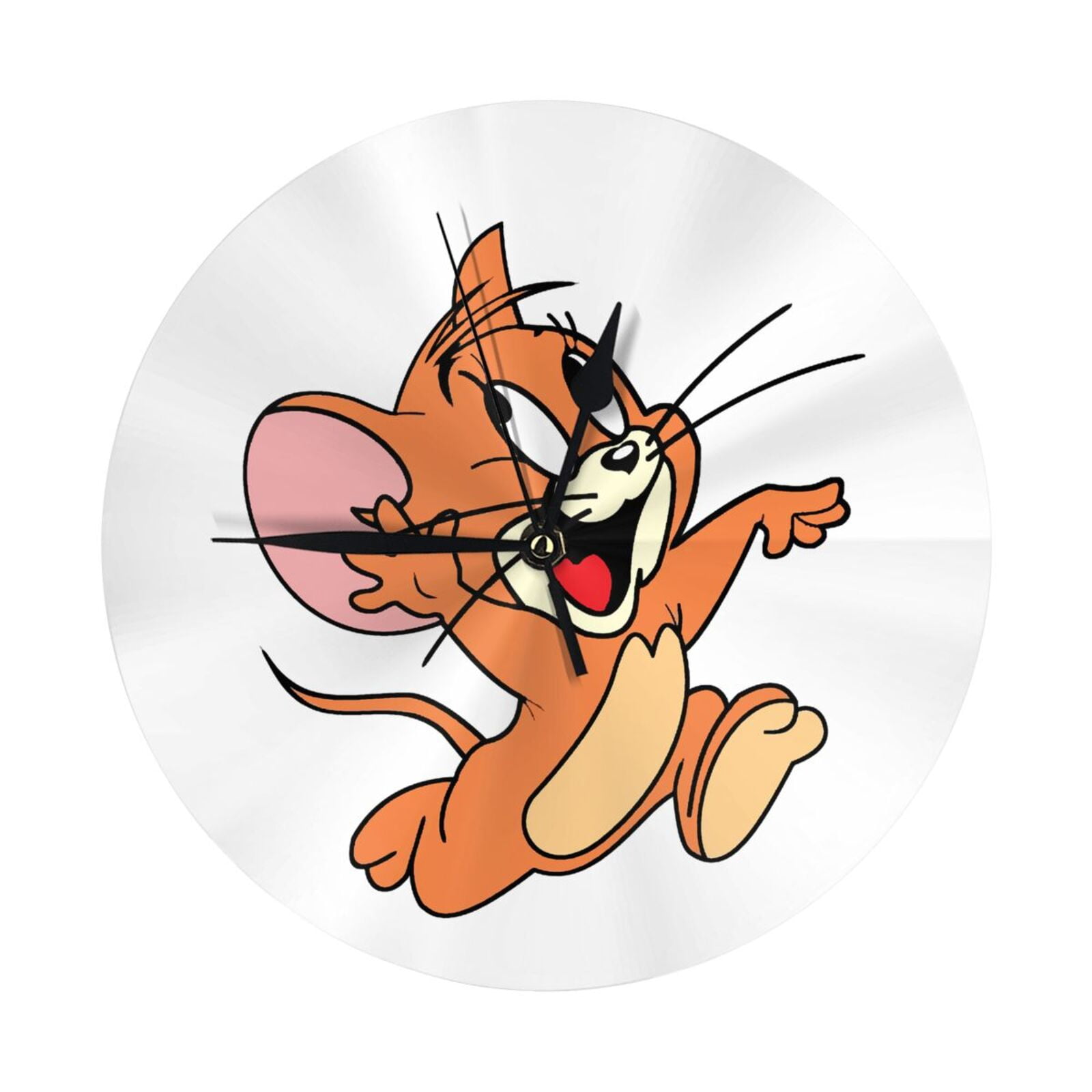 Round Wall Clock Cute Cartoon Tom And Jerry Decorative & Creative Dual ...