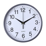 Round Wall Clock, Modern Wall Clock Battery Operated Wall Clocks ...