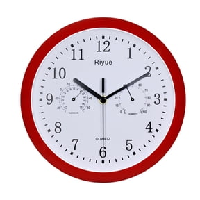 Wall Clocks with Thermometers