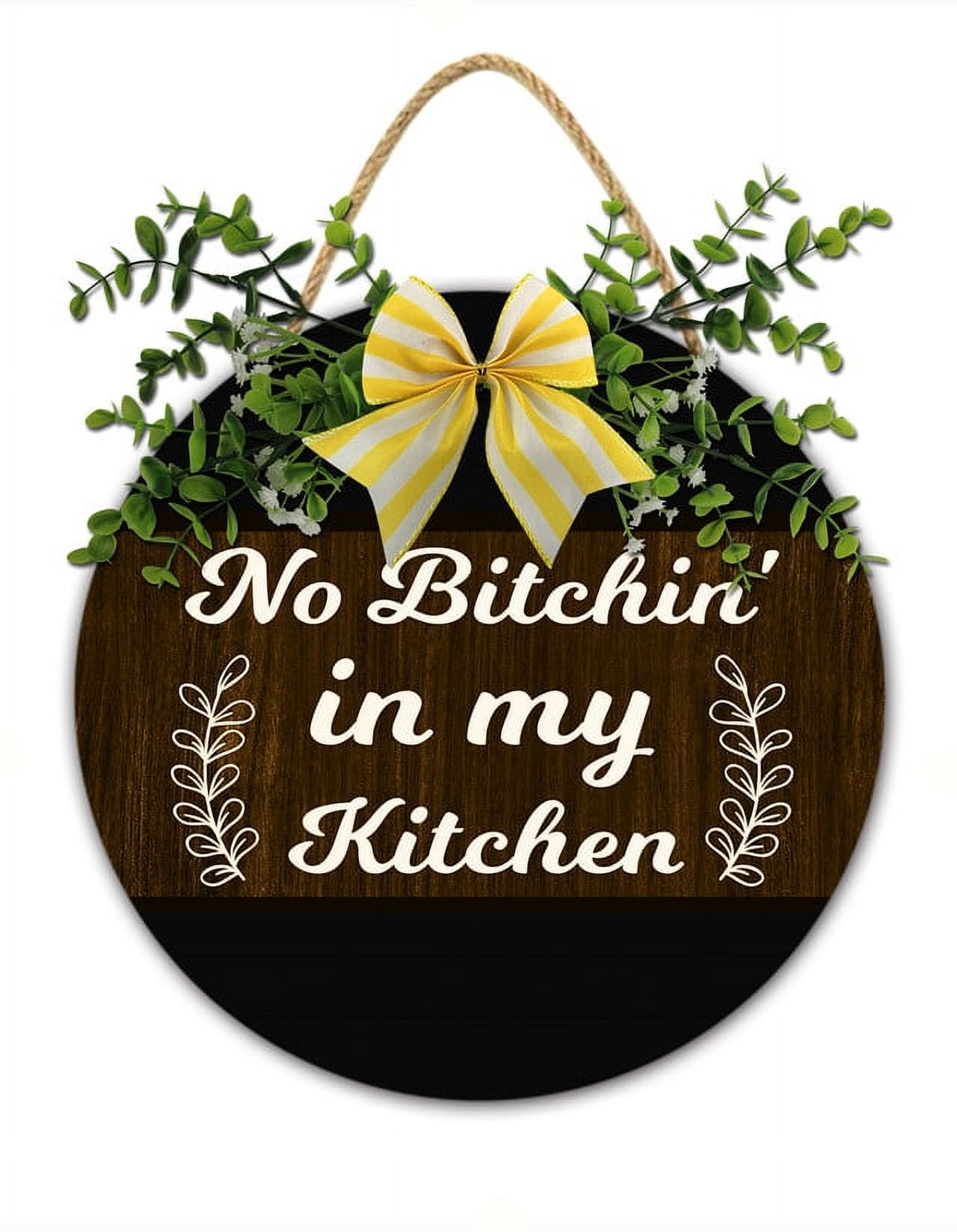 Round Wall Sign 12X12Inch Kitchen Sign Gift Farmhouse in My Kitchen ...