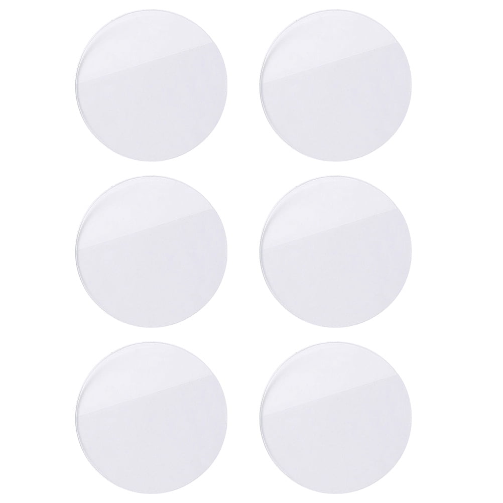 Round Watch Lens Glass Replacement: 6pcs 18. 5mm Flat Watch Lens Watch ...