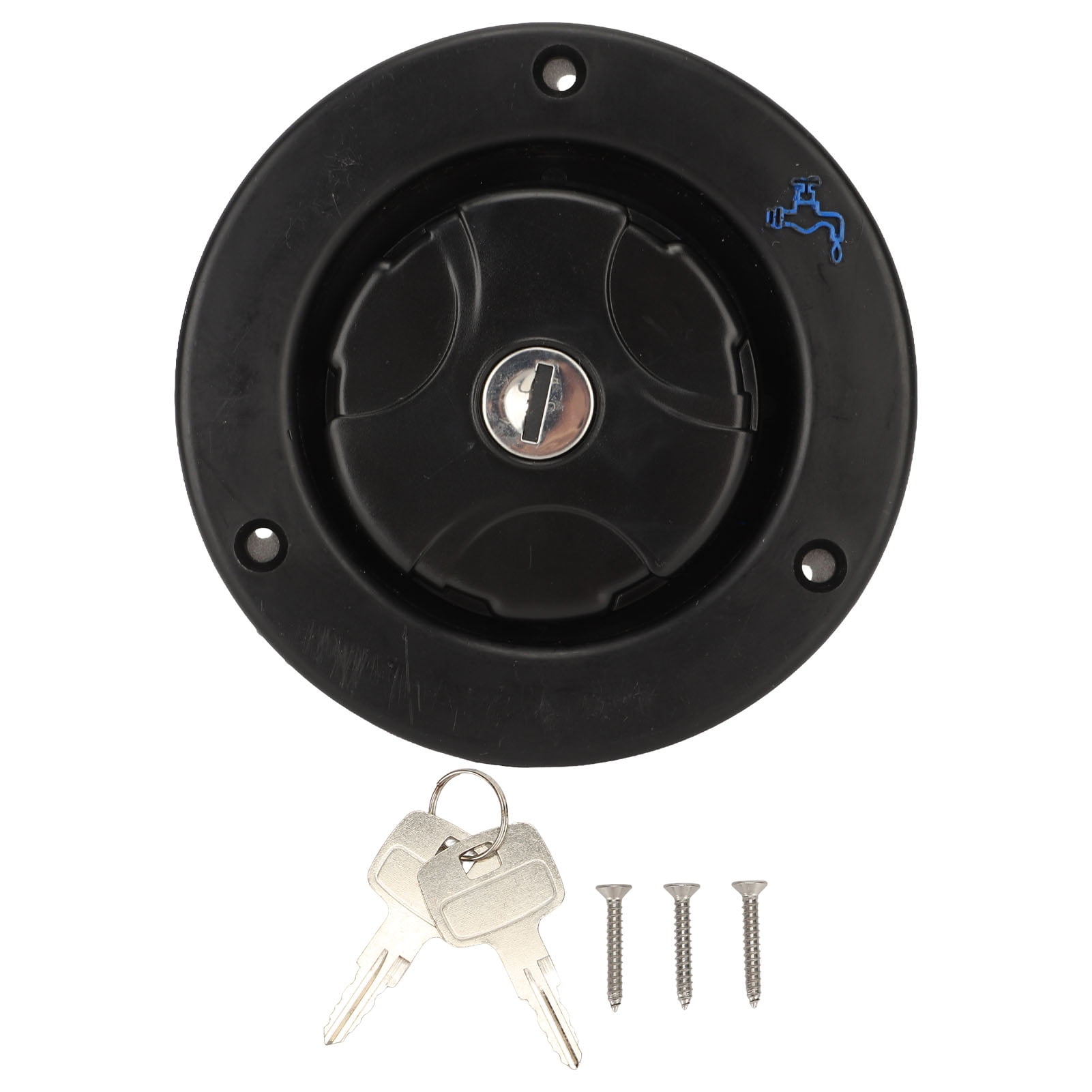 Round Water Inlet with Lock Camper Water Inlet Hatch Gravity Fill Hatch ...