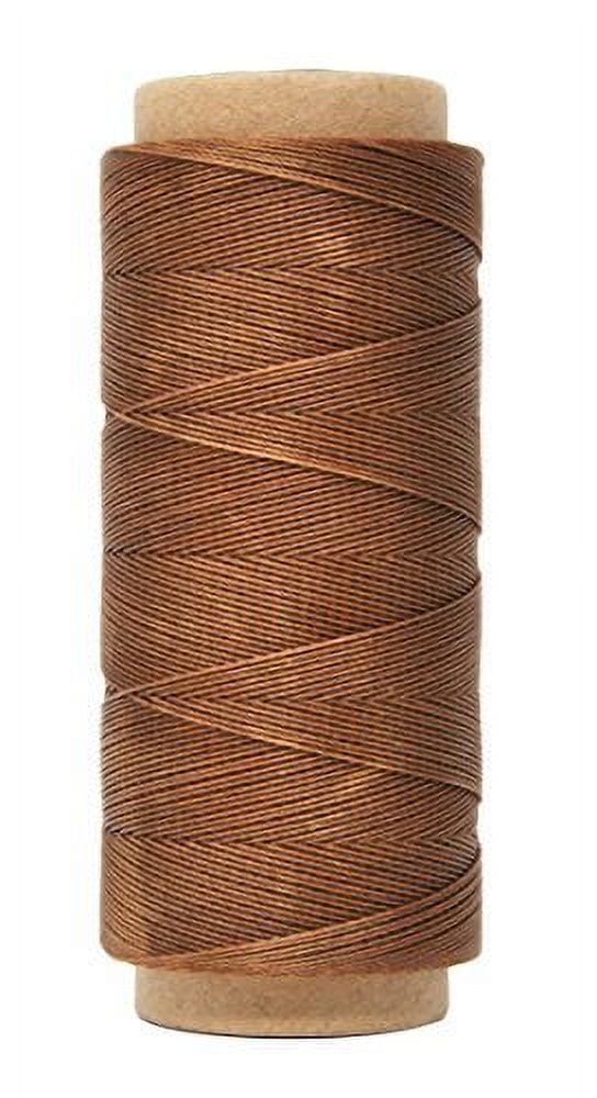 Round Waxed Thread for Leather Sewing - Leather Thread Wax String ...