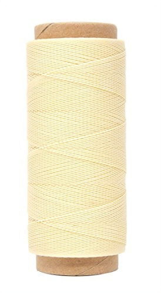 Round Waxed Thread for Leather Sewing - Leather Thread Wax String ...