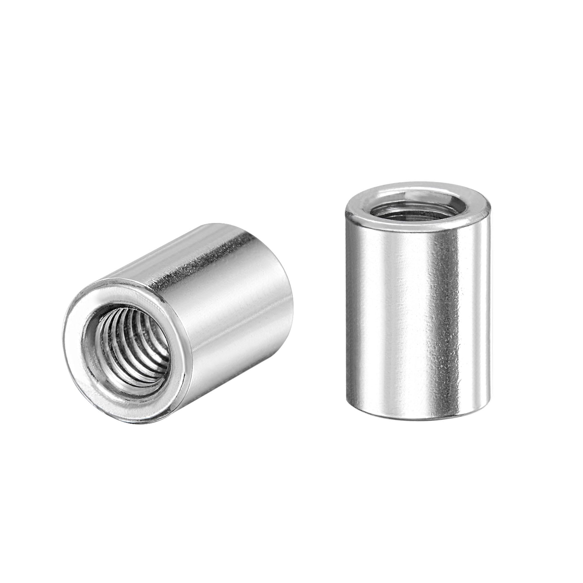 Round Weld Nuts, M6 x 10mm x 13.5mm Weld On Bung Female Nut Threaded ...