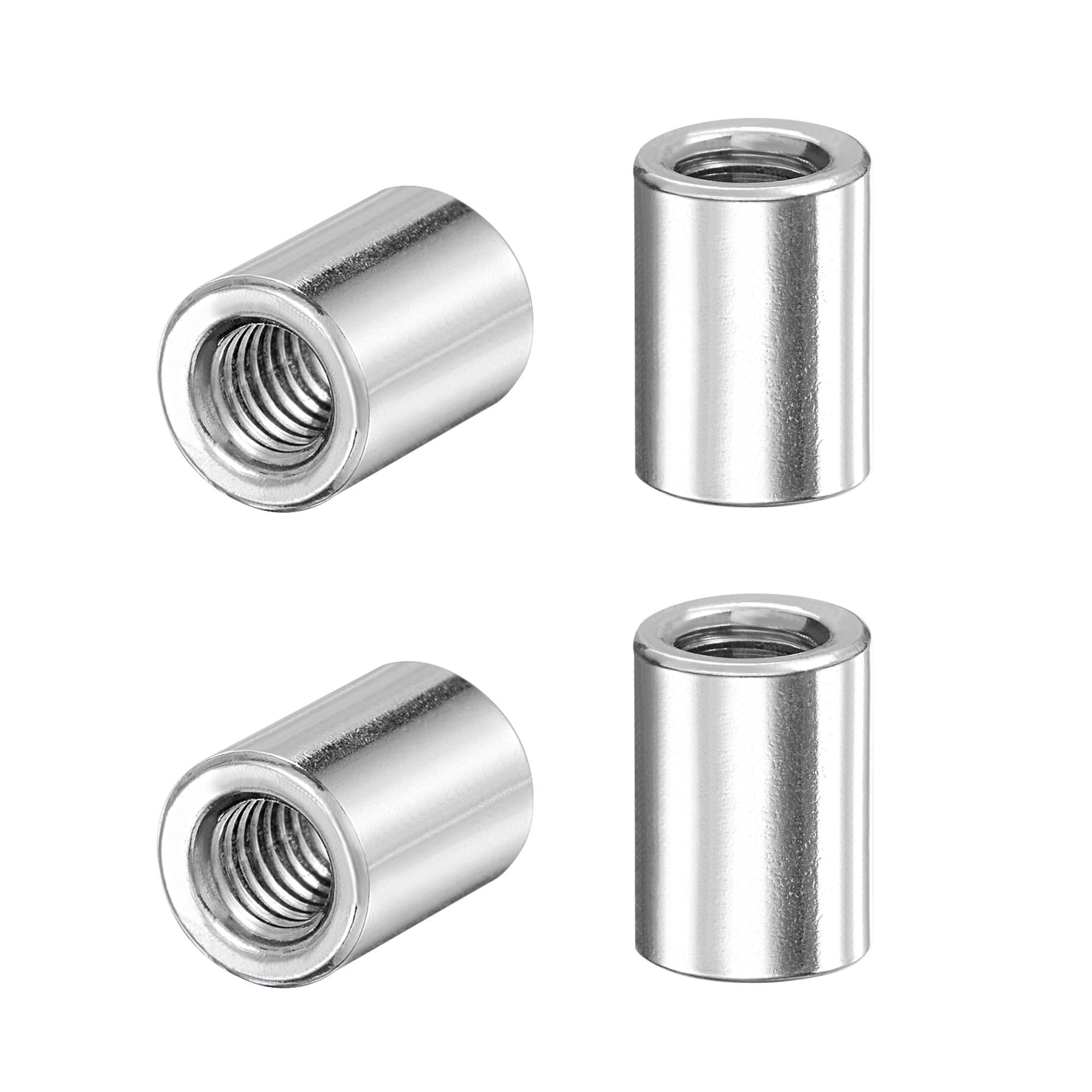 Round Weld Nuts, M6 x 10mm x 13.5mm Weld On Bung Female Nut Threaded ...