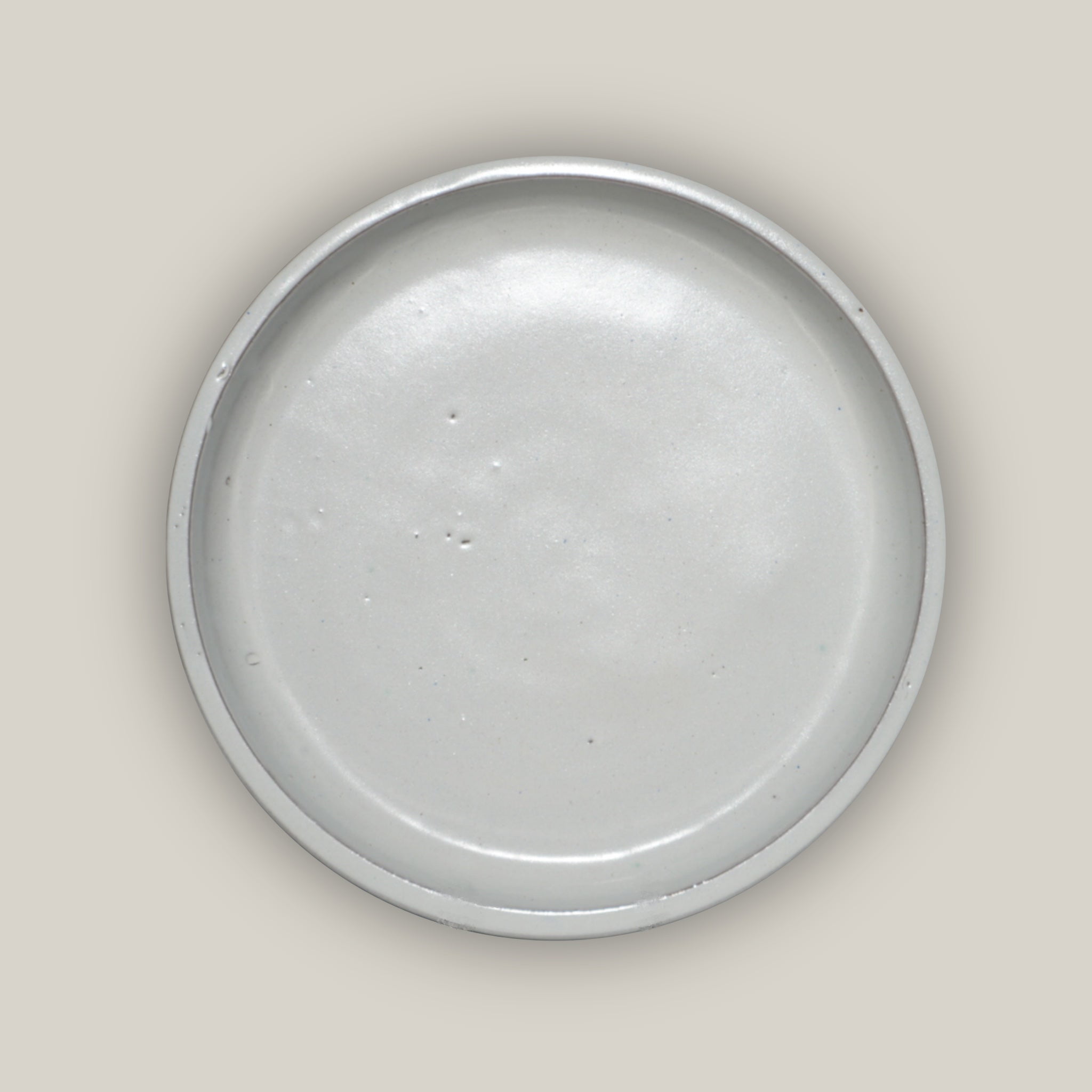 Round | White Ceramic Plant Saucer | High Fired Ecofriendly Clay ...