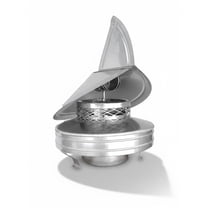 Chimcare Wind Directional Chimney Cap - 13x17 in Square, Rotating Hood ...