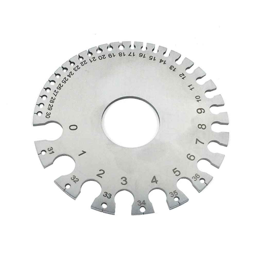 Round Wire Diameter Gauge Cable Thickness Ruler Meter Measuring Tool ...