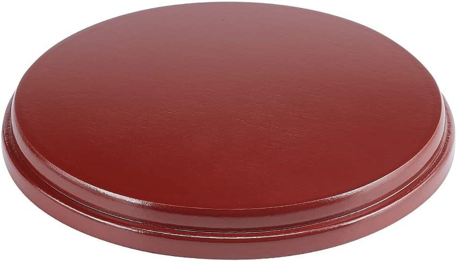 Round Wood Base (Saddle Brown Diameter 6 inch Thick 0.6 inch) Wood ...