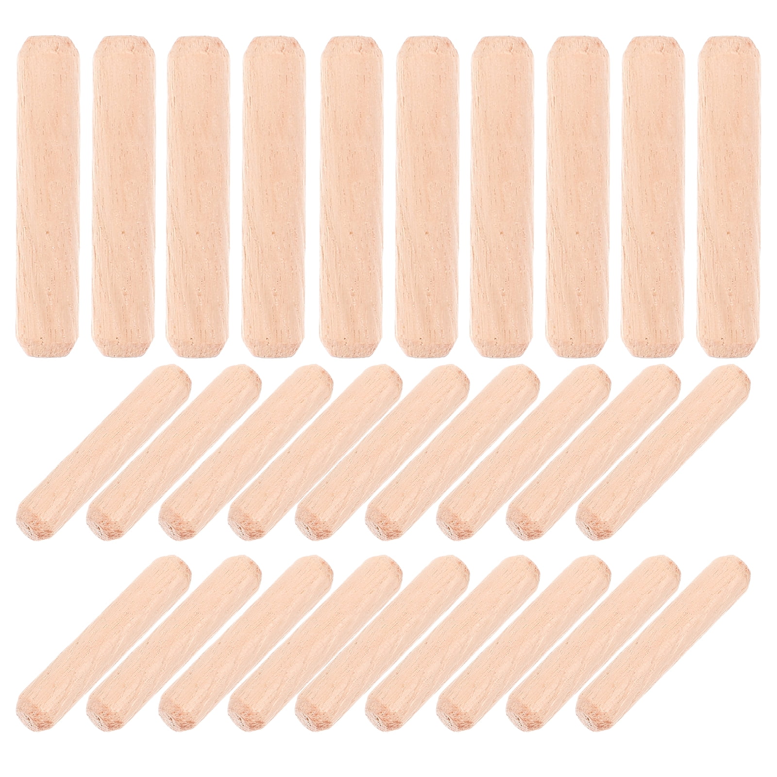 Round Wood Tenon Wooden Dowels for Crafts Buildizi Pegs Shaft Connector ...