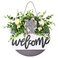 Round Wood Welcome Sign Porch Hanging - Walmart.com