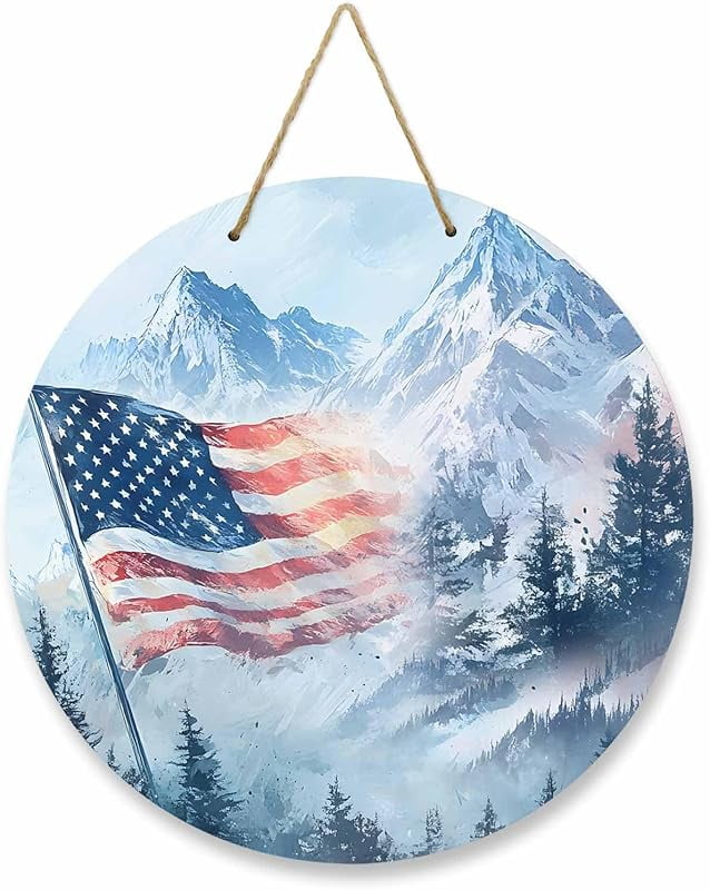 Round Wooden Beach Starfish Shell Welcome Sign for Front Door Porch ...