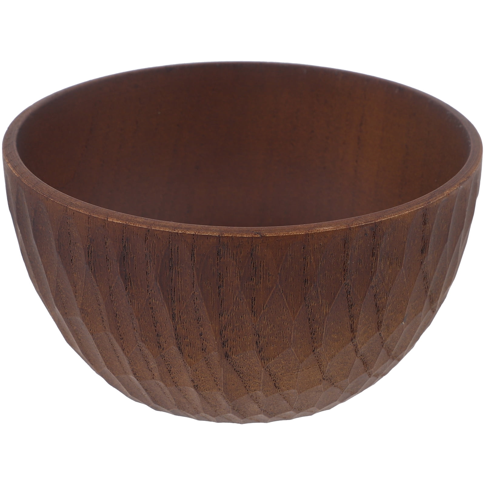 Round Wooden Bowl Small Wooden Bowl Kitchen Wood Bowl Food Storage Bowl ...