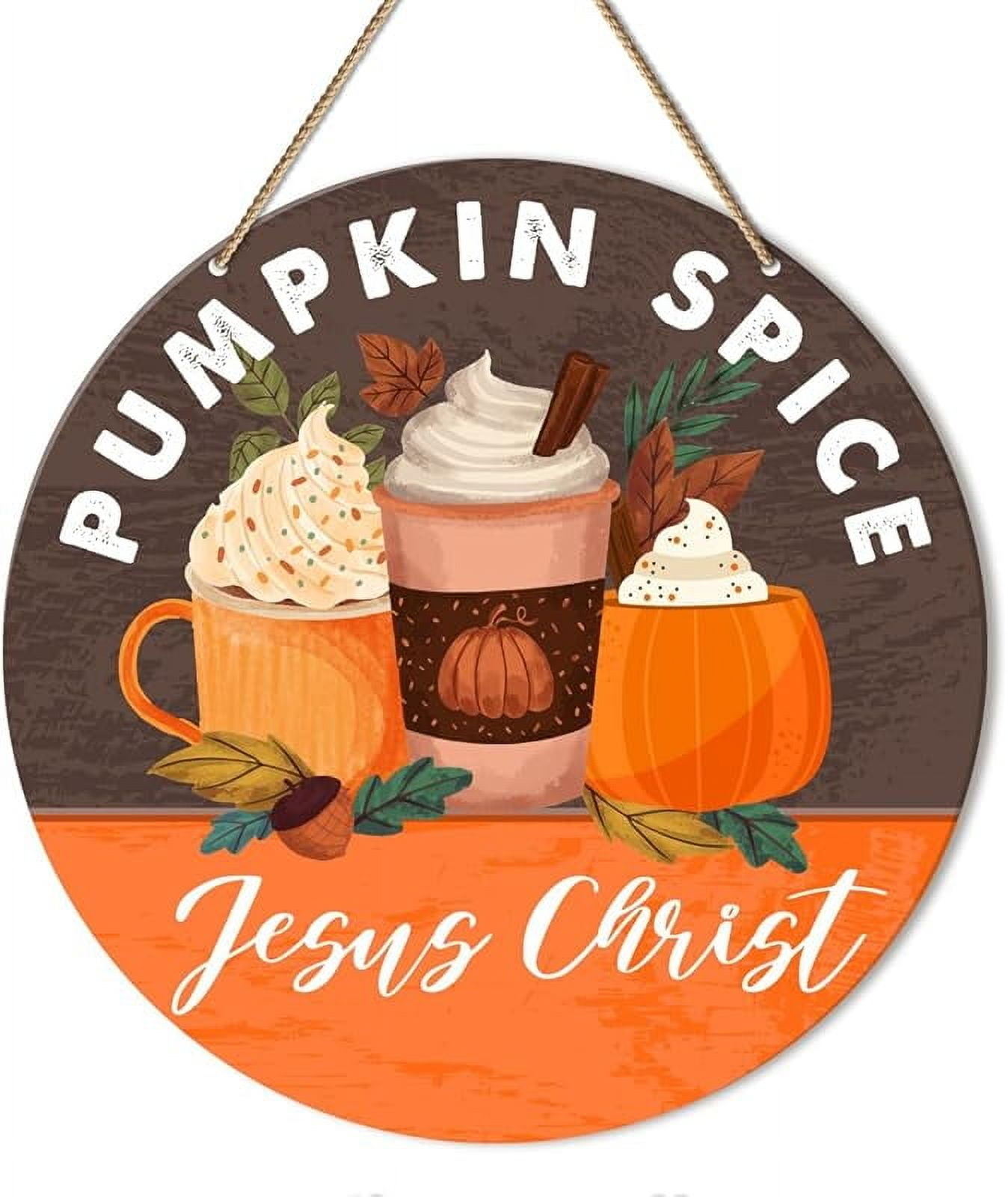 Round Wooden Door Sign Fall Sign Decor for Home Office Door Porch ...