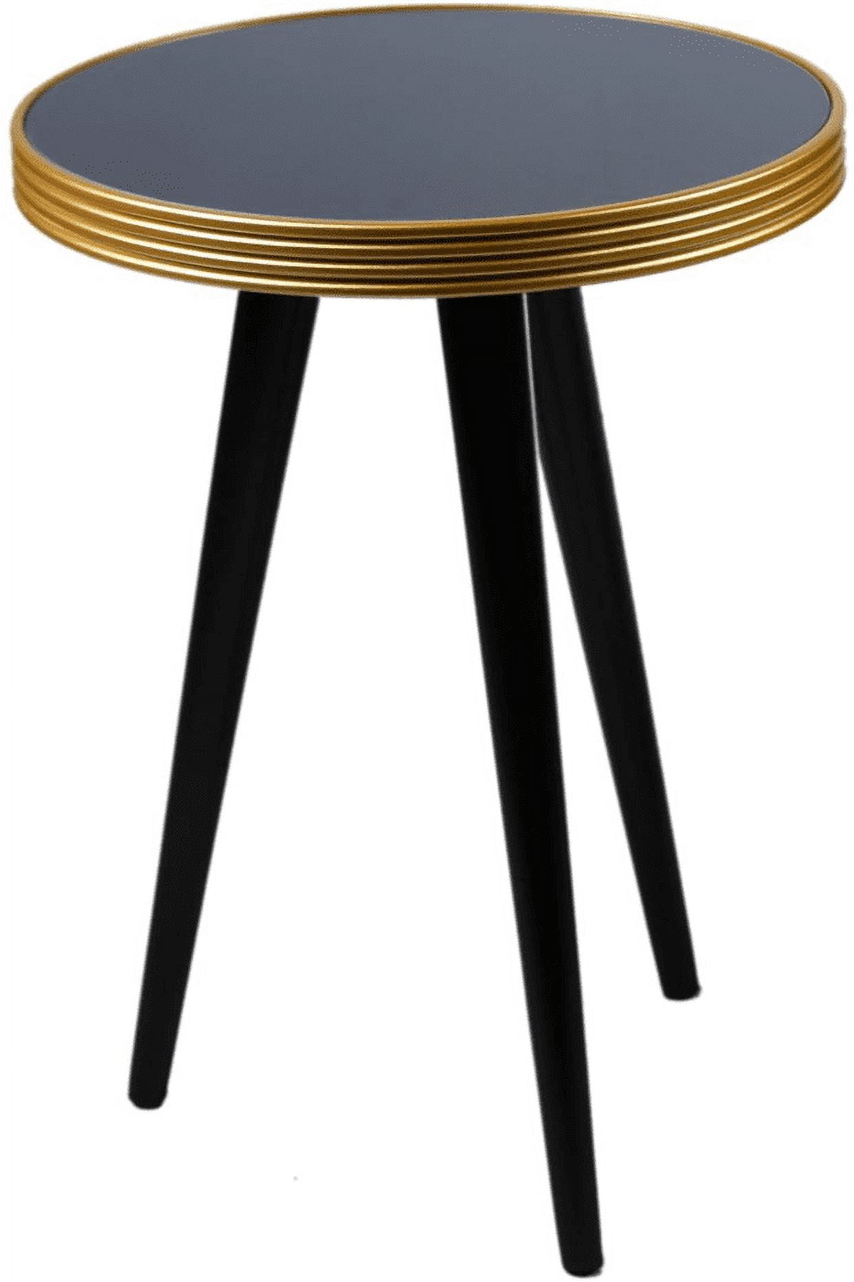 Round Wooden Side Tables, Portable Coffee Tables, End Tables for Living ...