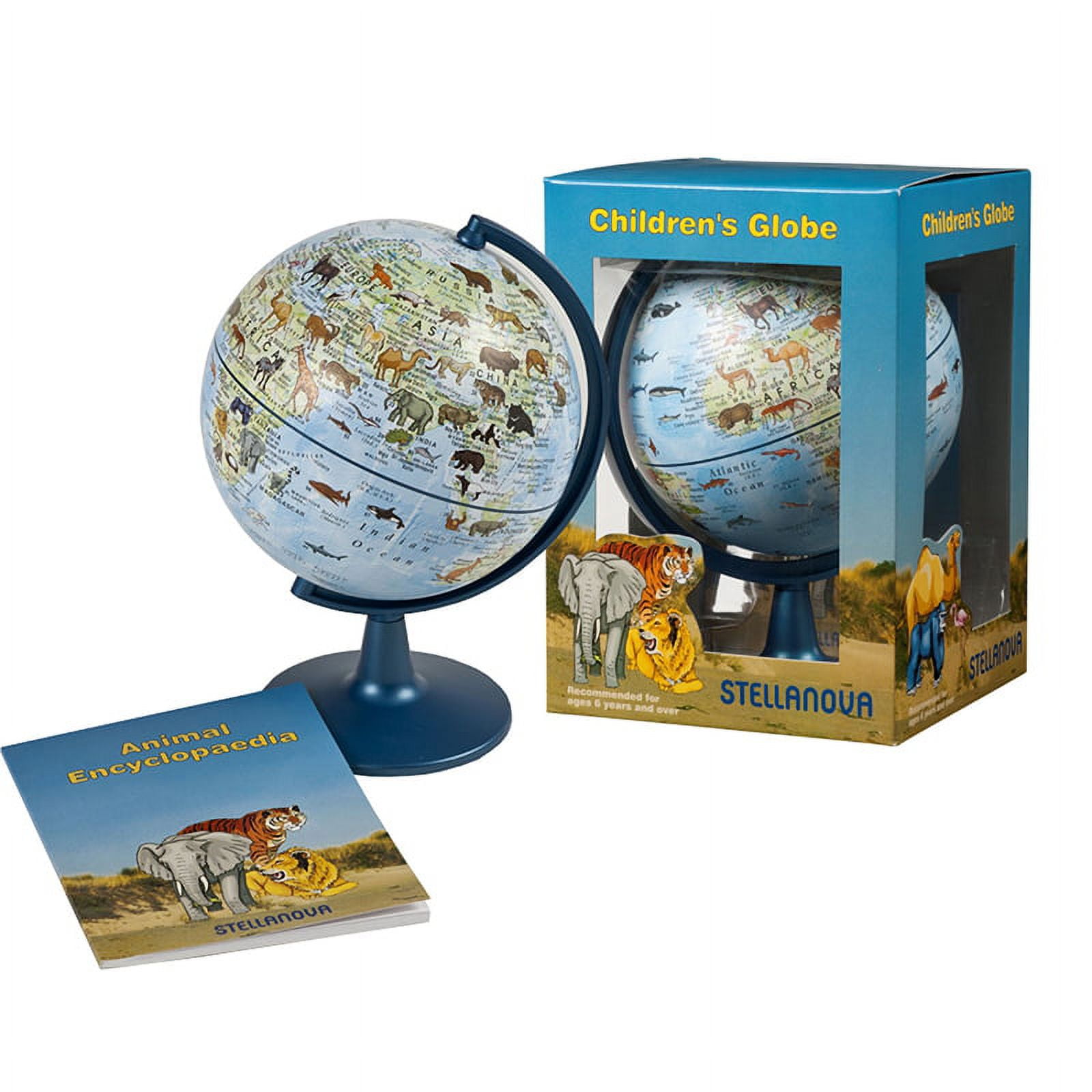 Round World Products 6 Inch Stellanova Globe - Animal - Walmart.com