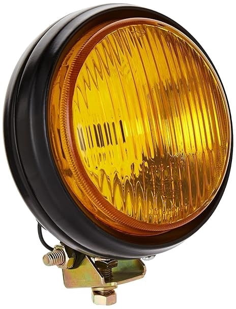 Round Yellow Fog Light 6.3 Inch | Universal Auxiliary Driving Lamp ...
