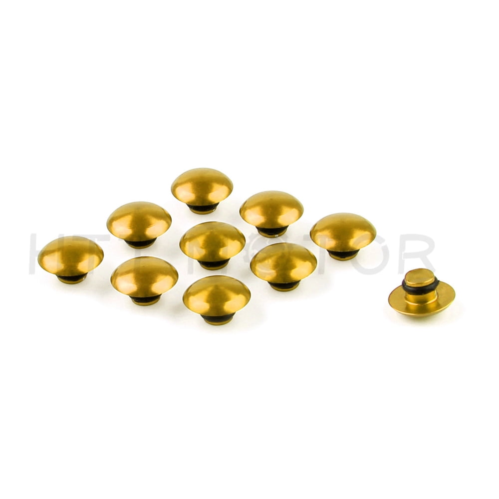 Round bolt cap screw cover Gold for 8mm allen bolts (M6 allen key) USA ...