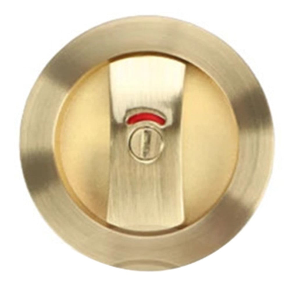 Round Indicator Door Lock Integrated Hook Lock Sliding Door With ...