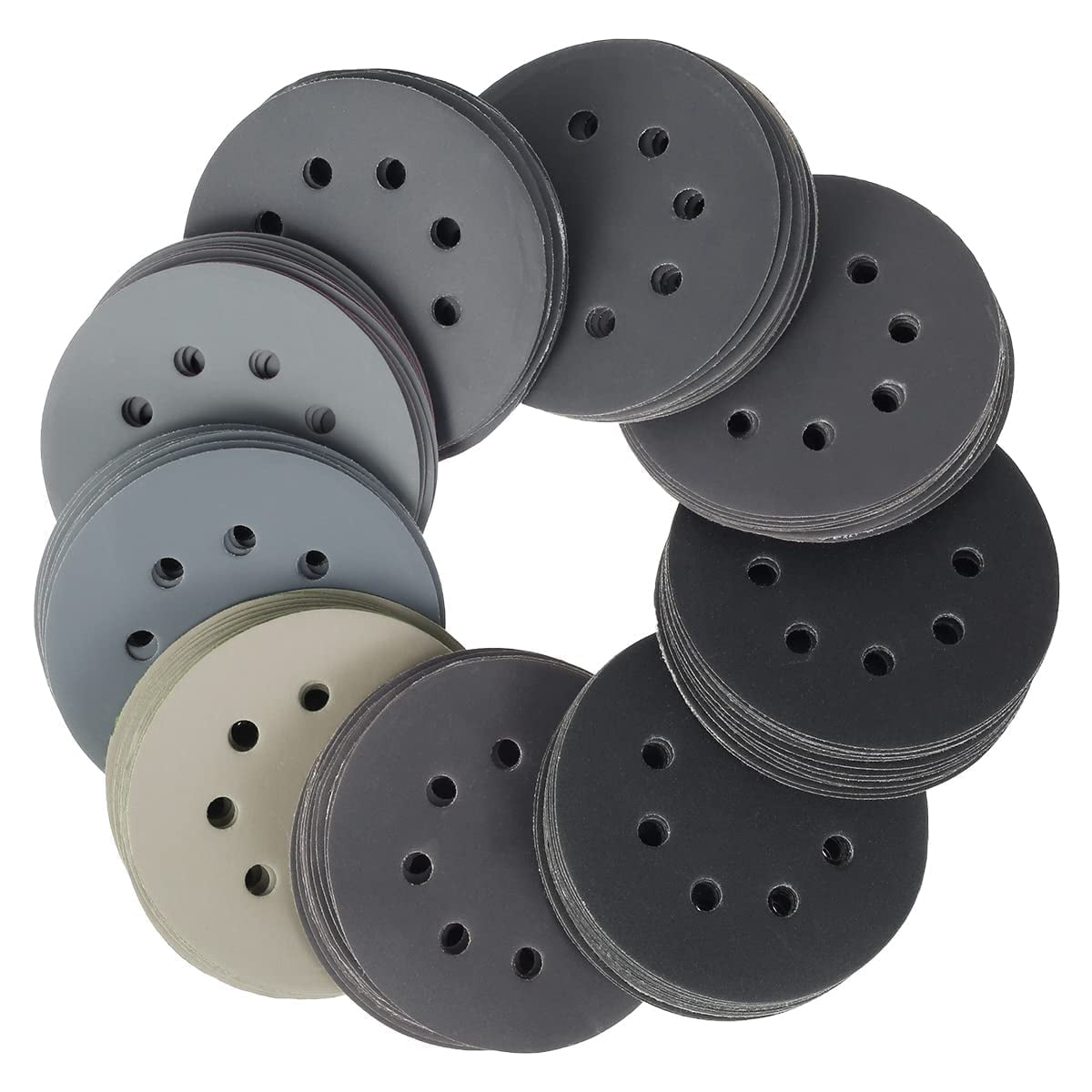 Round sand tray, hook and ring sandpaper, Silicon carbide track ...