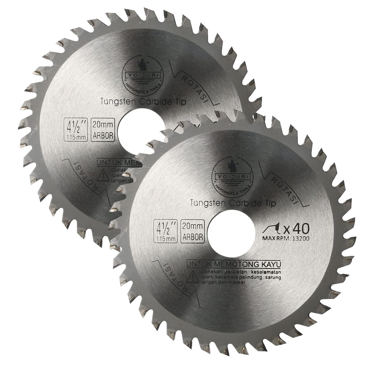 Round saw blade 115mm wood cutting disc 40T alloy steel professional ...