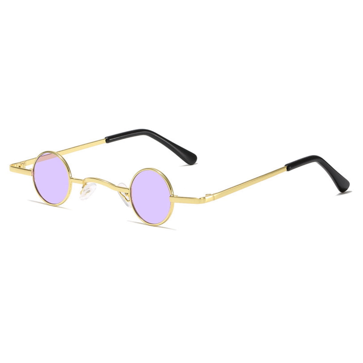 Round ultra small frame sunglasses for men and women, unique small ...