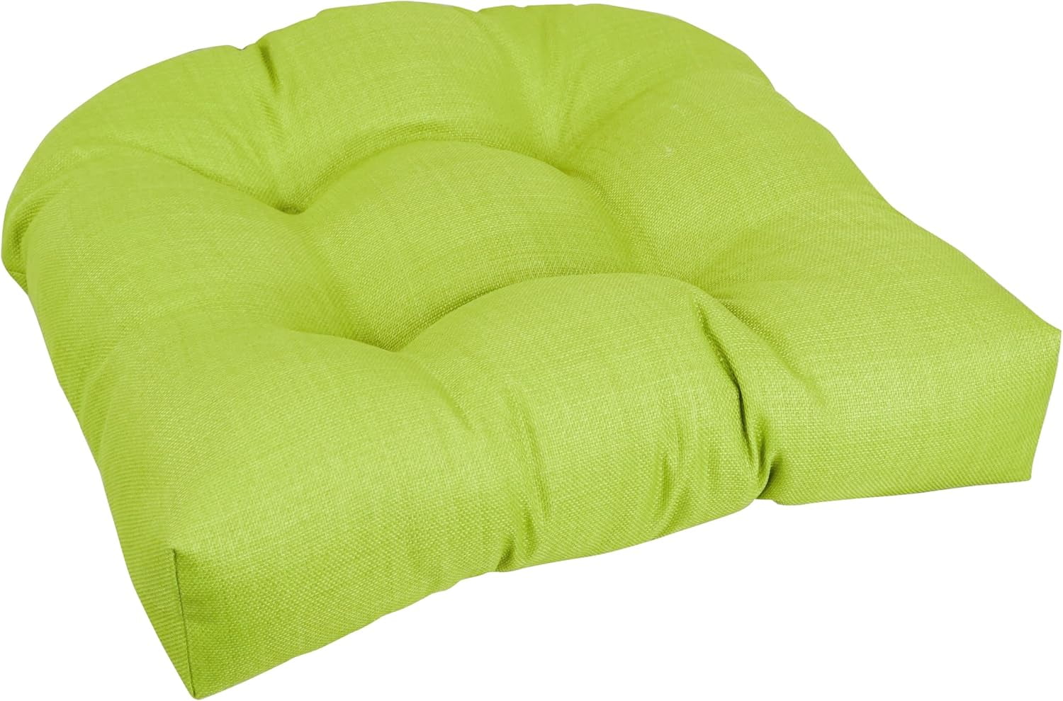 Rounded Back Chair Cushion, 19" x 19", Lime - Walmart.com