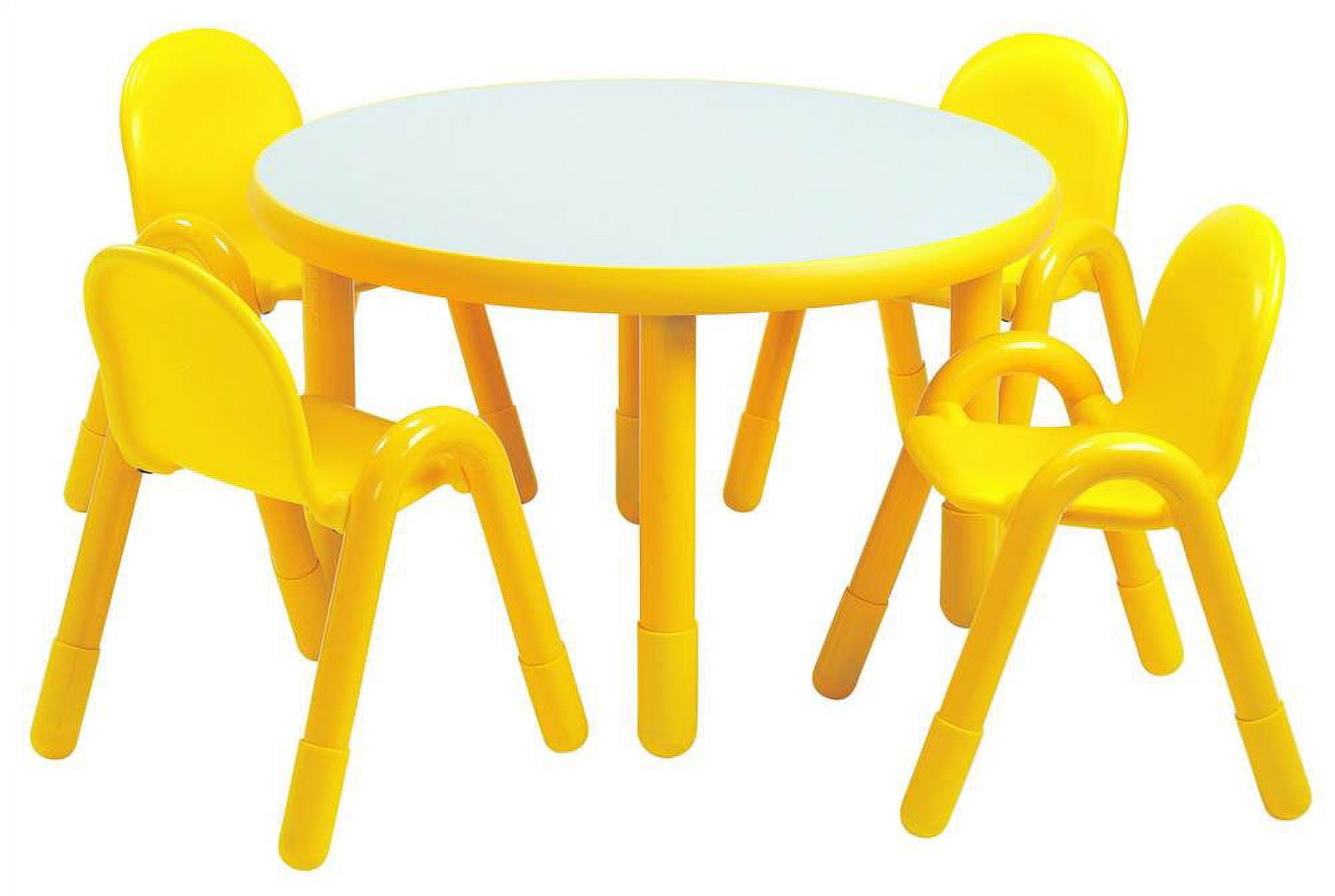 Rounded Edges Kids Tables (Canary Yellow) - Walmart.com