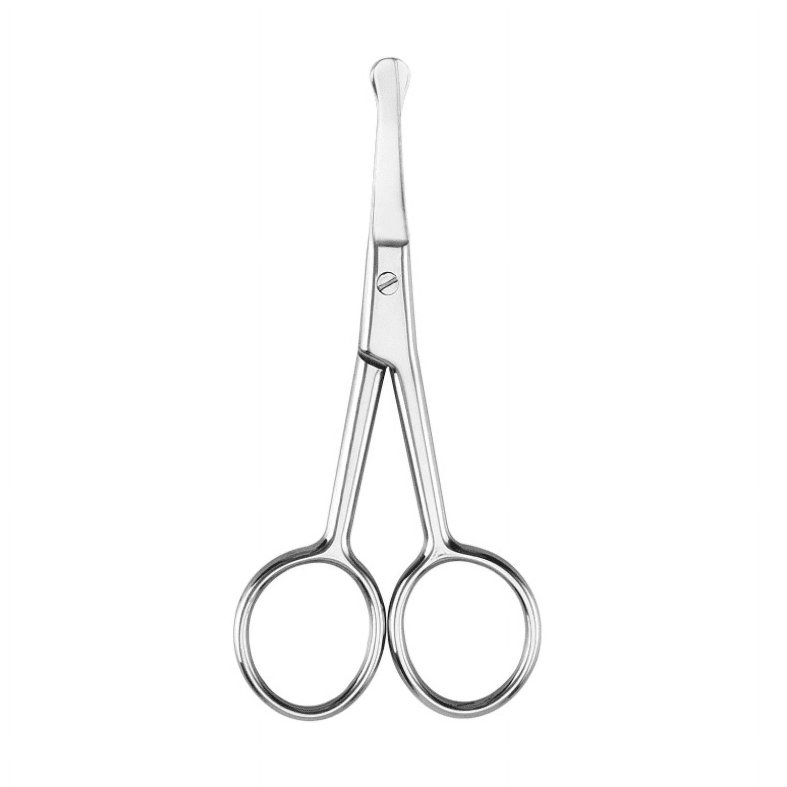 Rounded Tip Scissors | Multipurpose - Best for Nose & Eyebrows & Ear ...